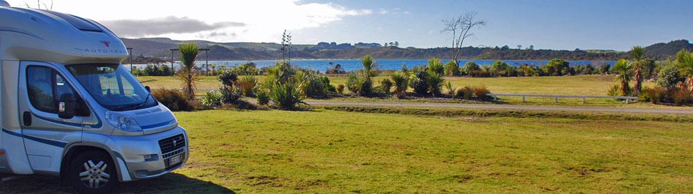 RV Explorer - Kai Iwi Lakes - Promenade Point Campsite